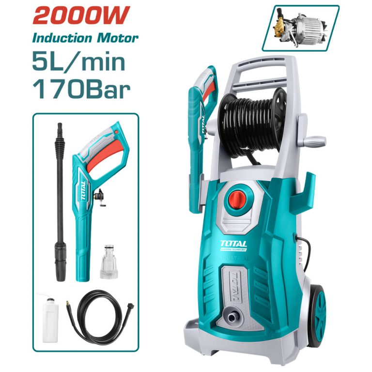 Hidrolavadora De Alta Presión 110v 2000w 170bar Con Manguera - Total Ecuador