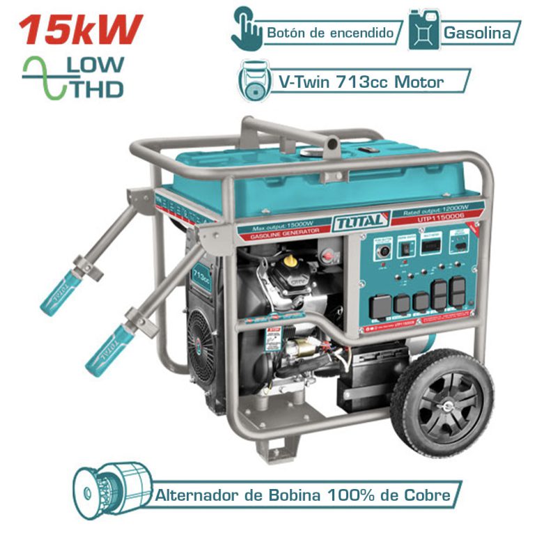 Generador A Gasolina 15kw - 3600rpm - 40l Total - Total Ecuador